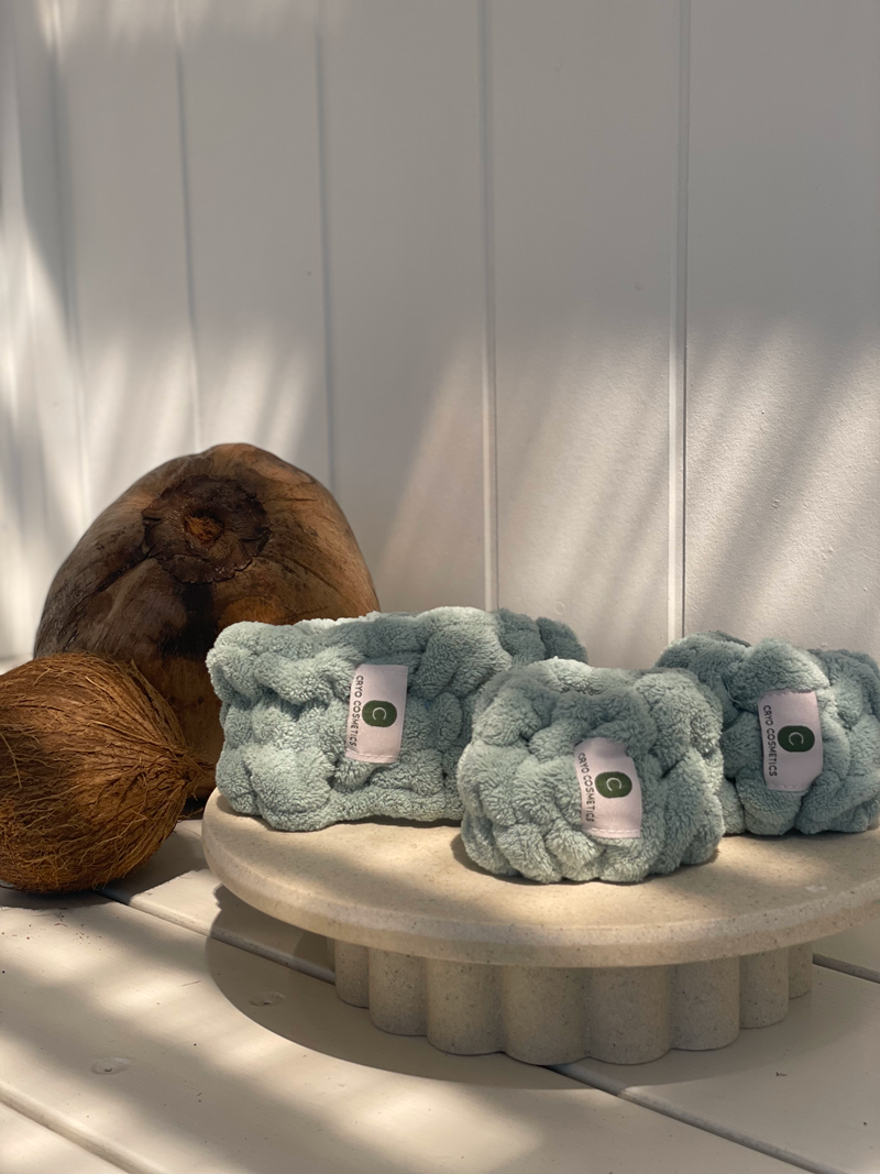 Spa Headband and Wrist Cuff Sets